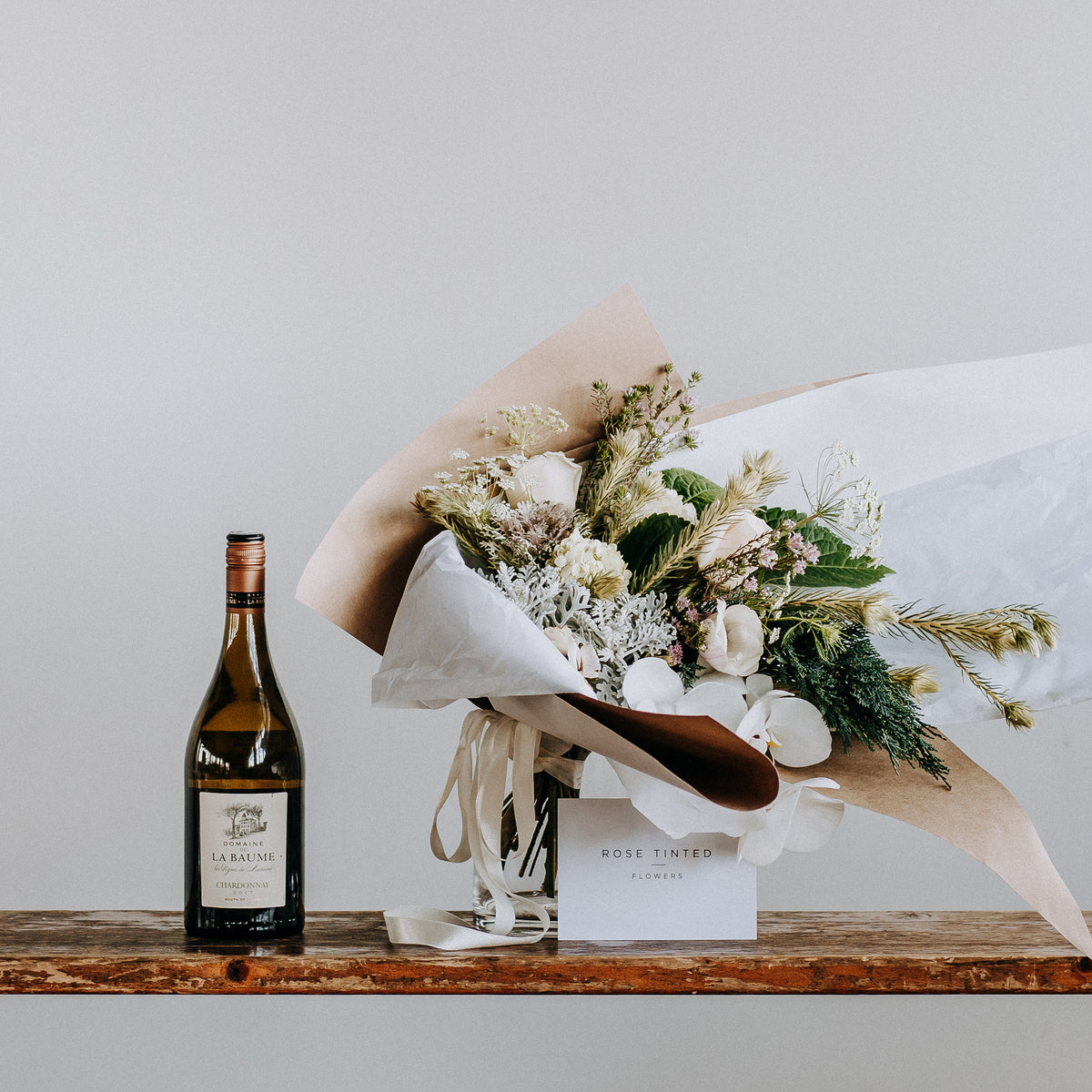 Wine O'Clock – Rose Tinted Flowers