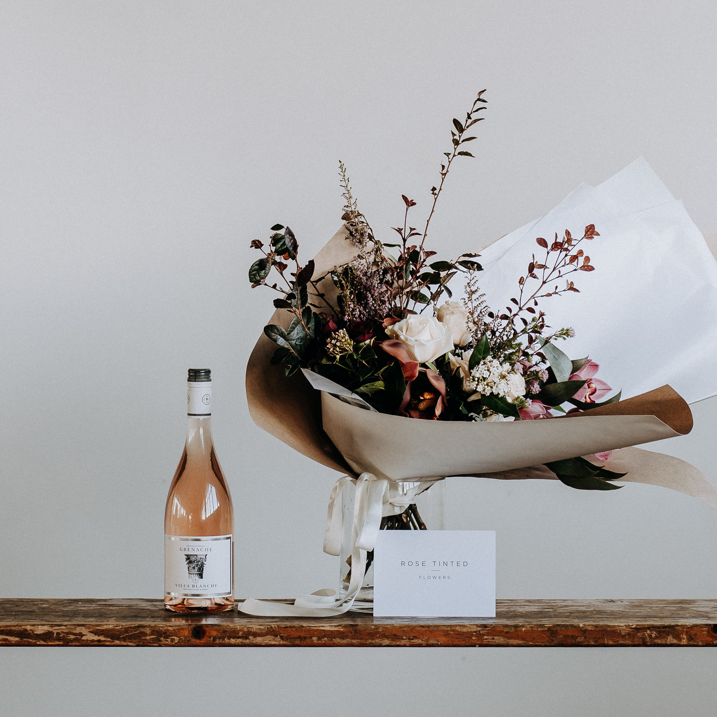 Wine O'Clock – Rose Tinted Flowers